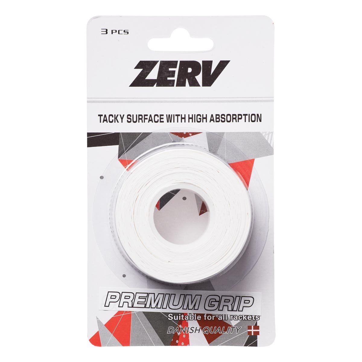ZERV Premium Grip Wit 3-pack | Koop nu!|