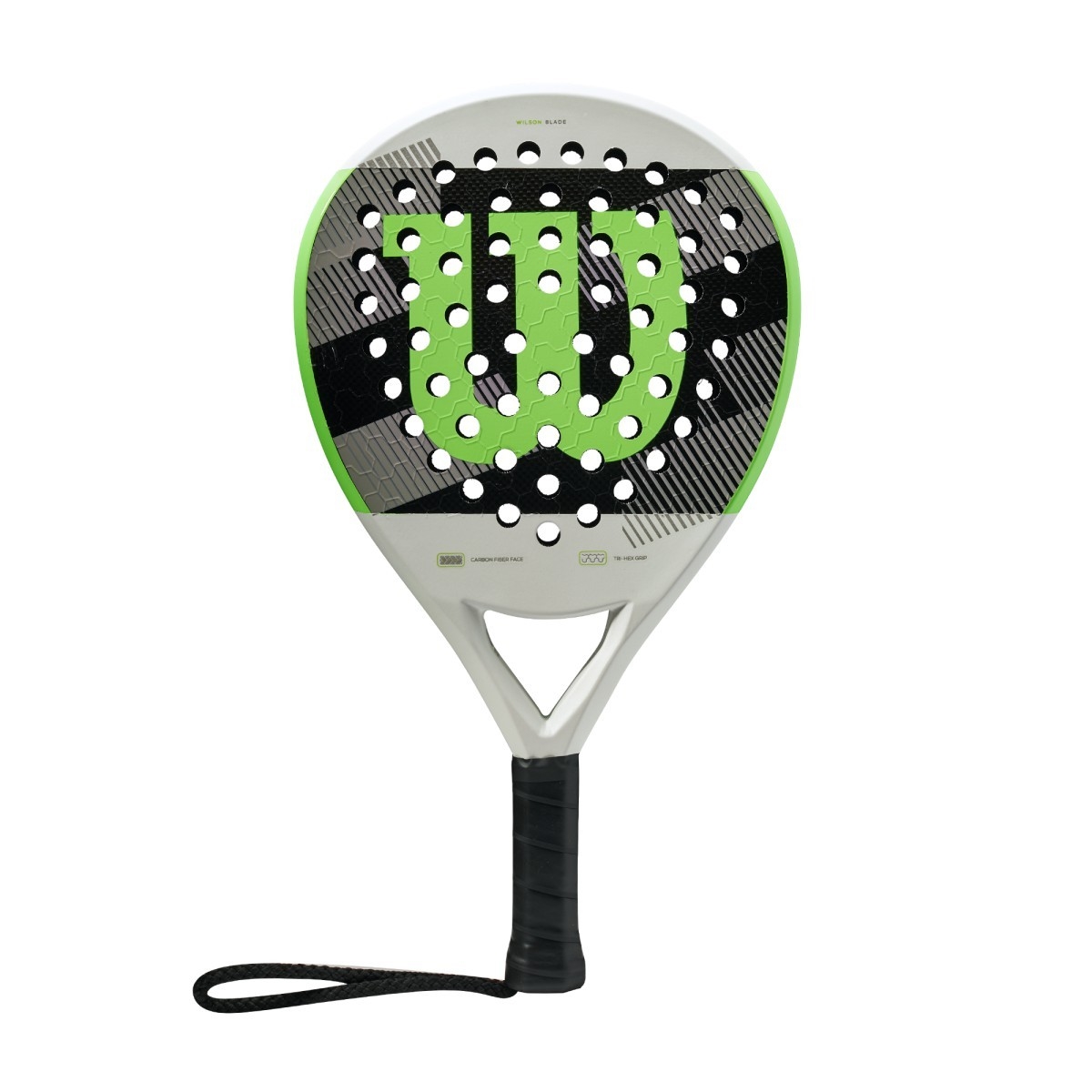 Wilson Blade Padel White | Padelbat → Verkrijgbaar bij Padelshoppen.dk