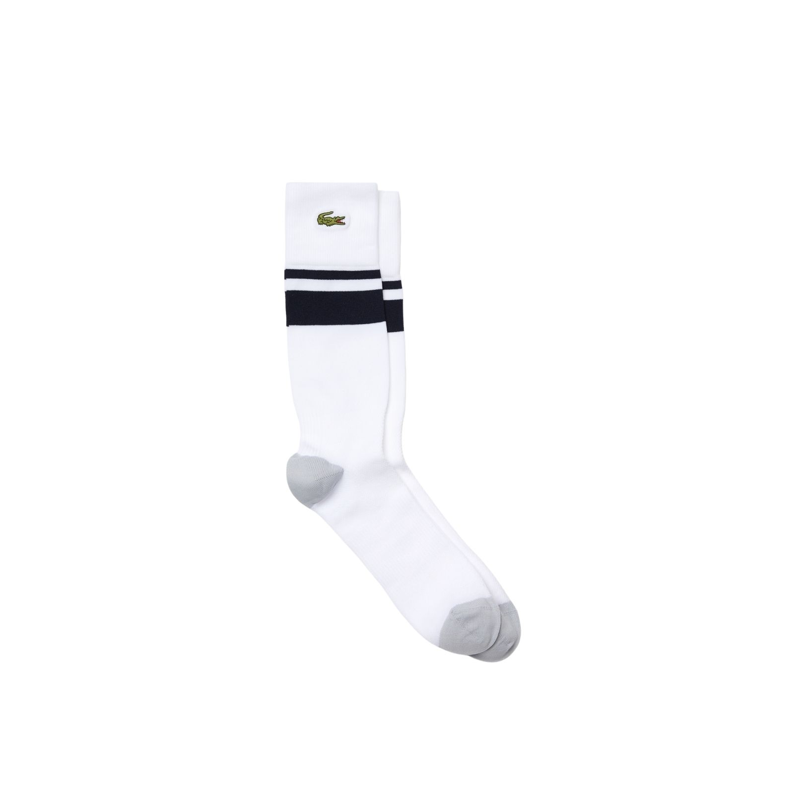 Lacoste Sport Compression Zone Socks White ⇒ PadelXpert