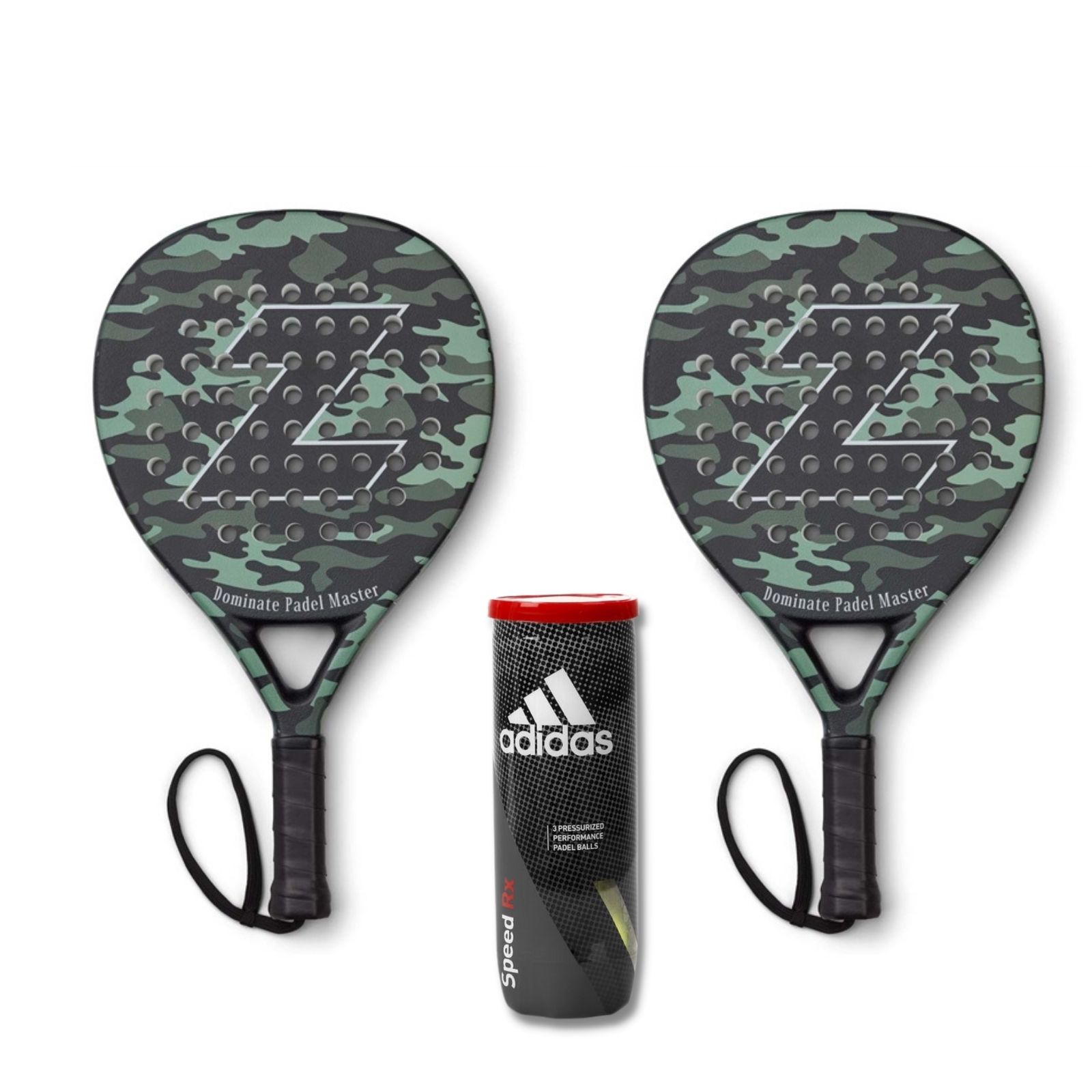 ZERV Padel Pakket Aanbieding | LTD Padel rackets+Ballen