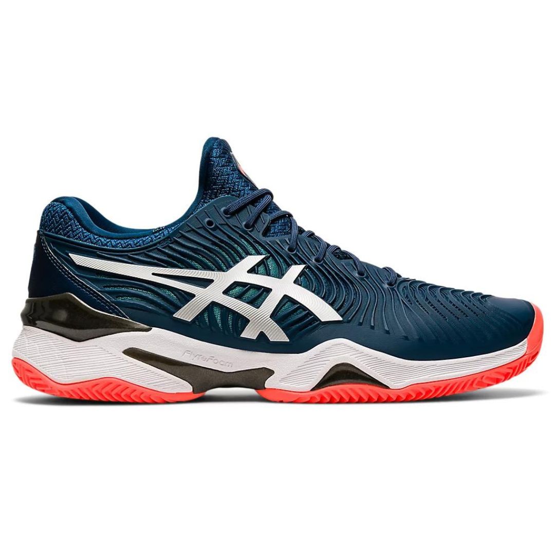 Asics Court FF 2 Clay | Padelschoenen in het marineblauw → PadelXpert