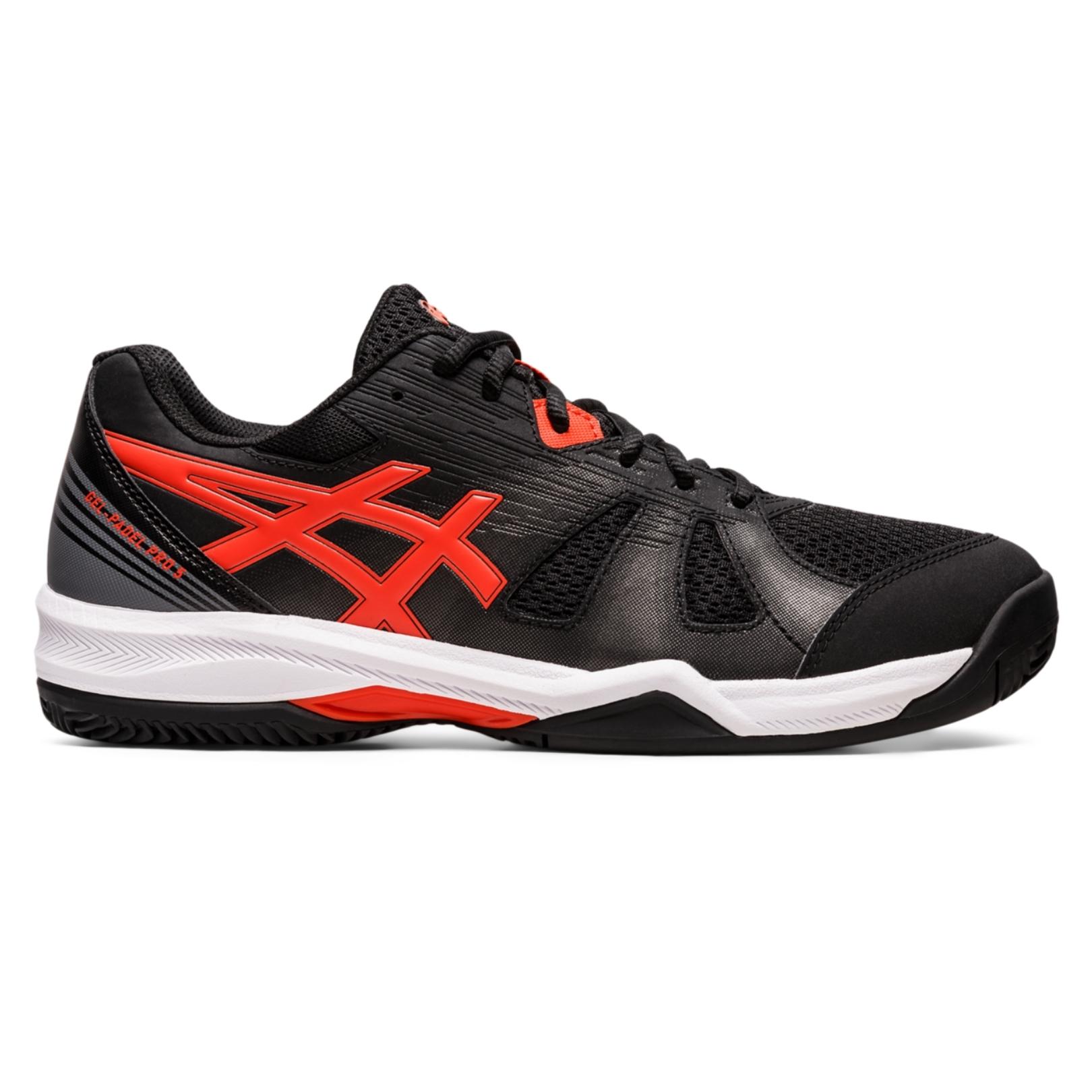 Asics Gel-Padel Pro 5 Zwart/Rood| Padelschoenen ⇒ Goedkoop