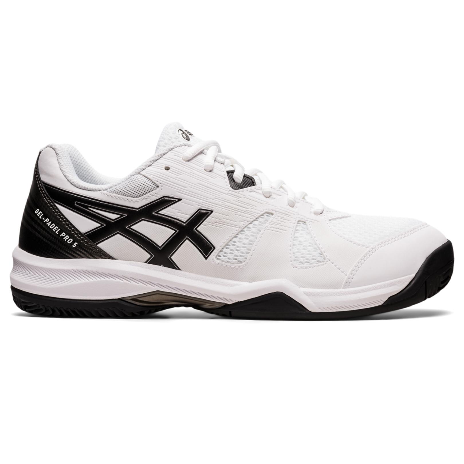 Asics Gel-Padel Pro 5 Wit/Zwart | Padelschoenen → Koop hier