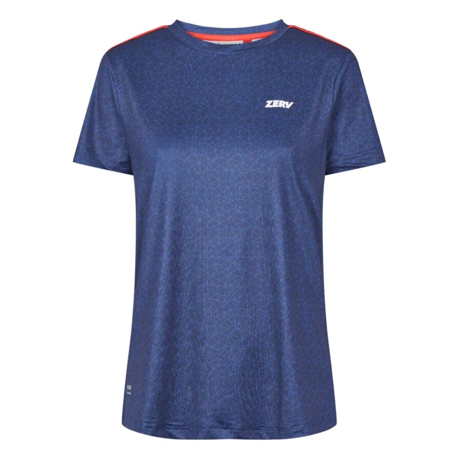 ZERV Tokyo Dames T-shirt Navy | Cool Dames Padel T-shirt