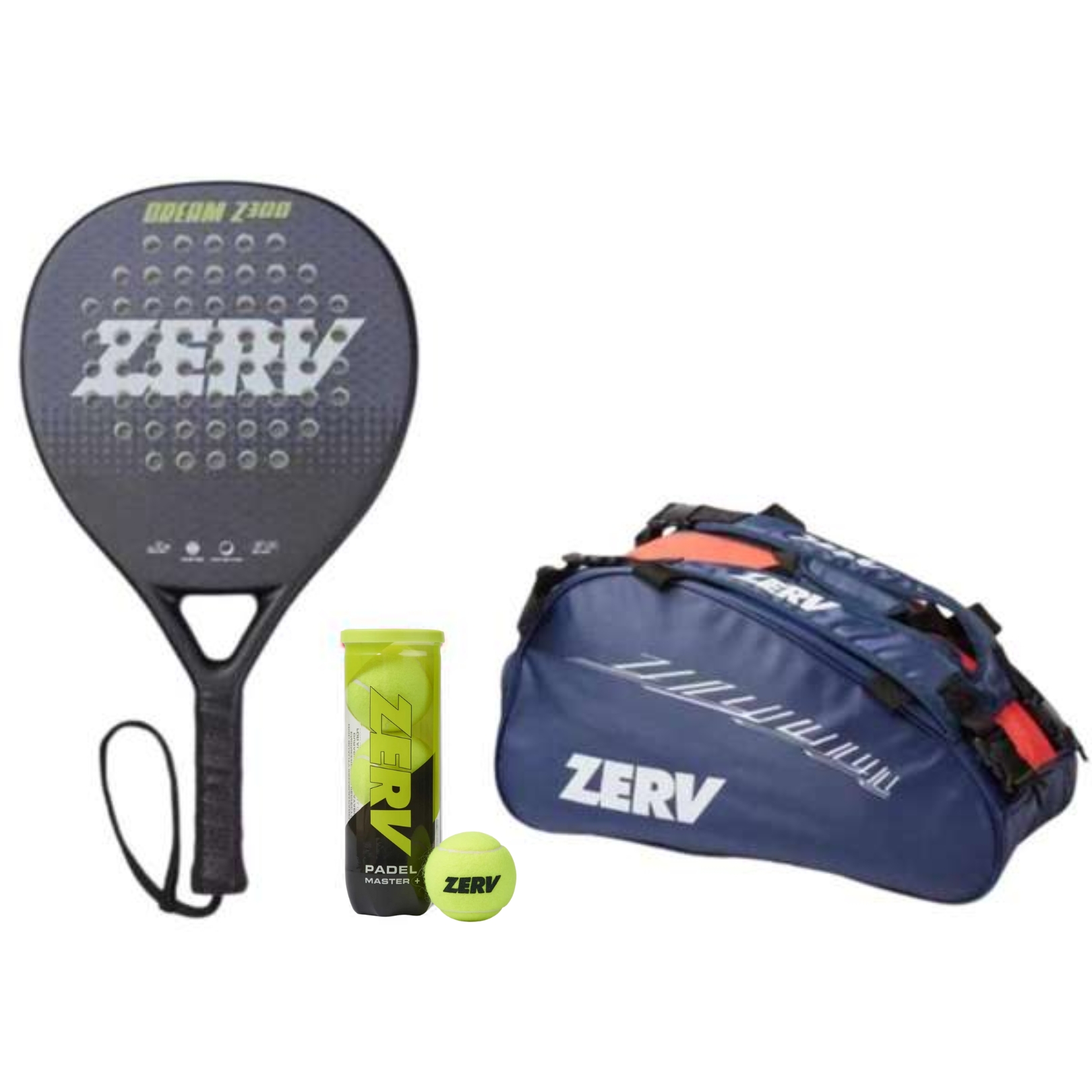ZERV Padel Package Deal (Dream Z300 + Superb Elite Padel Bag + ZERV ...