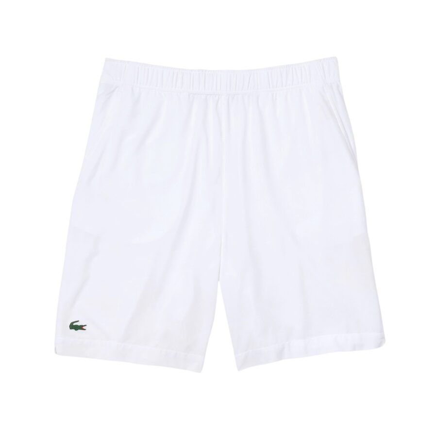Lacoste Sport Ultra-Light Shorts White/Navy - PadelXpert