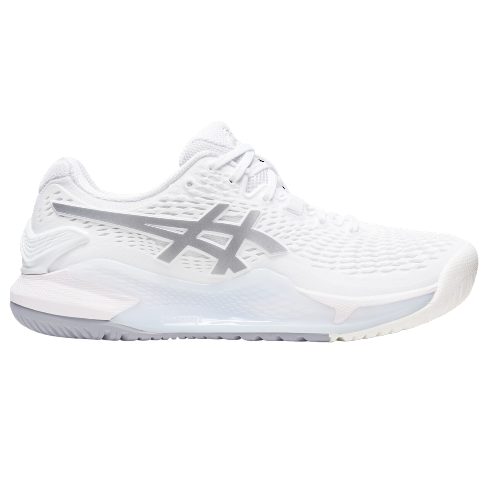 Asics Gel-Resolution 9 Women White/Pure Silver - PadelXpert