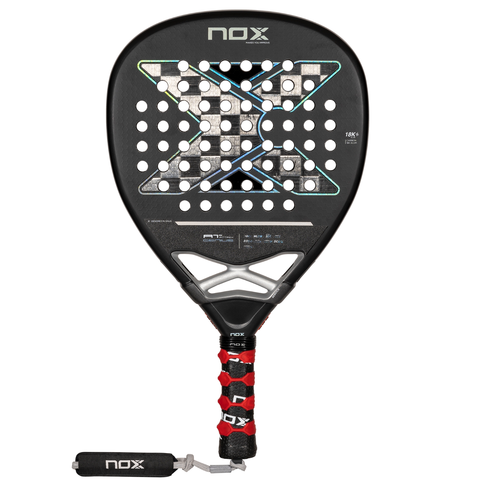 Nox AT10 Genius Attack 18K 2024 | Krachtig Padel Racket