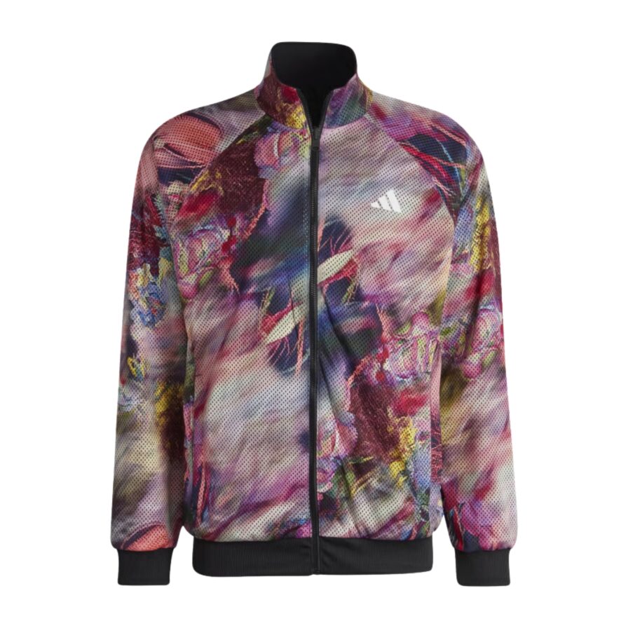 Adidas Stretch Woven Jacket Black/Multicolor - PadelXpert