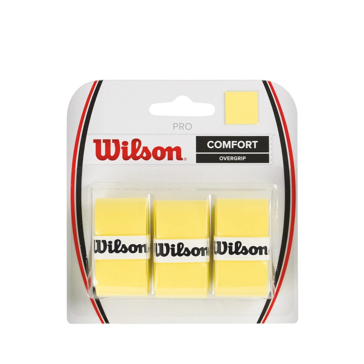 Wilson Pro Overgrip 3-Pack Geel | Wilson padelgrip
