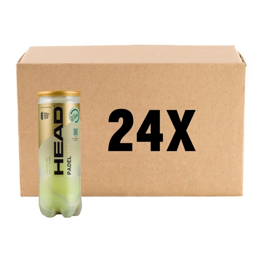 24x Head Padel Pro S | Padelballen → Pakketaanbieding!