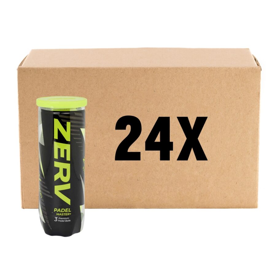 24x ZERV Padel Master+ | ZERV Padelballen → 24 buizen!