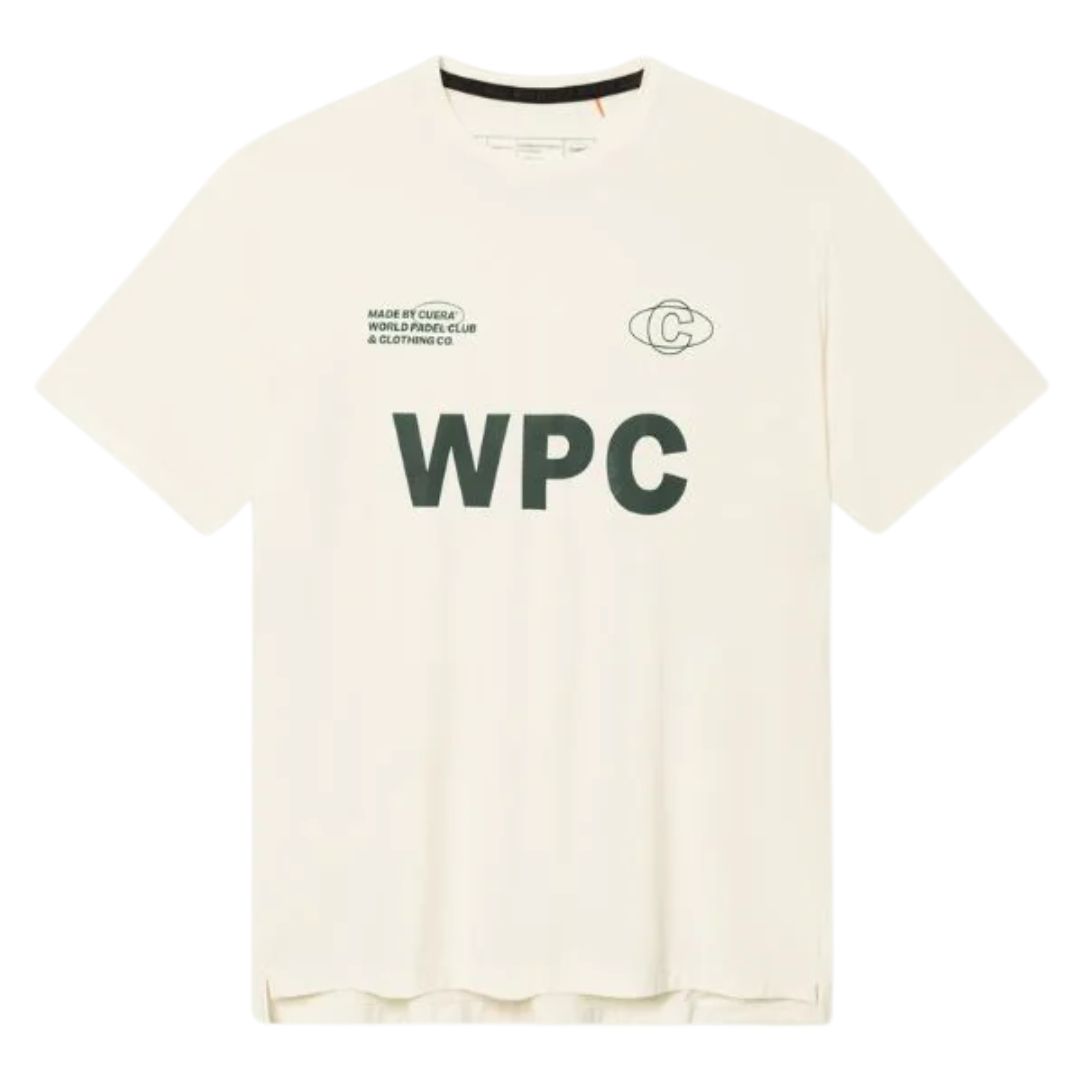 Cuera Active WPC Light Weight T-Shirt Off White/Army - PadelXpert